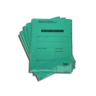 Dossiers Permanents (Lot de 5 dossiers) - Editions SYMCO